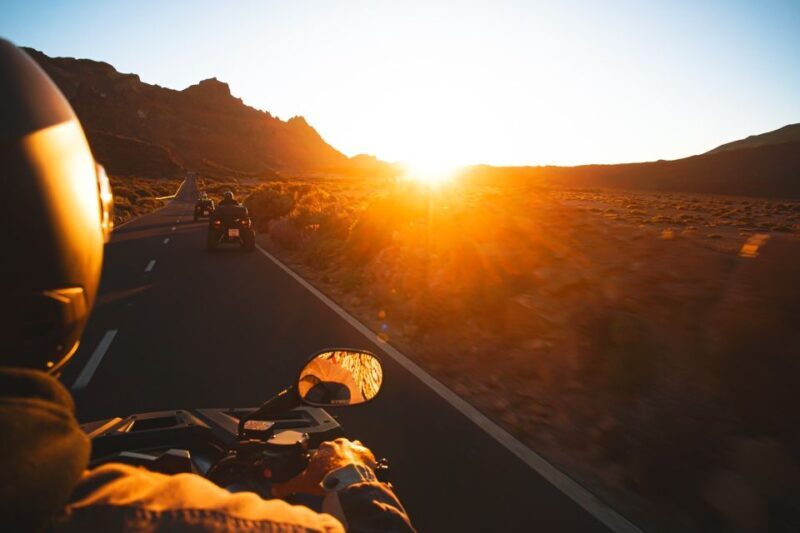 From Santiago del Teide: Sunset Quad Trip to Mount Teide - Authenticity & Guided Insight