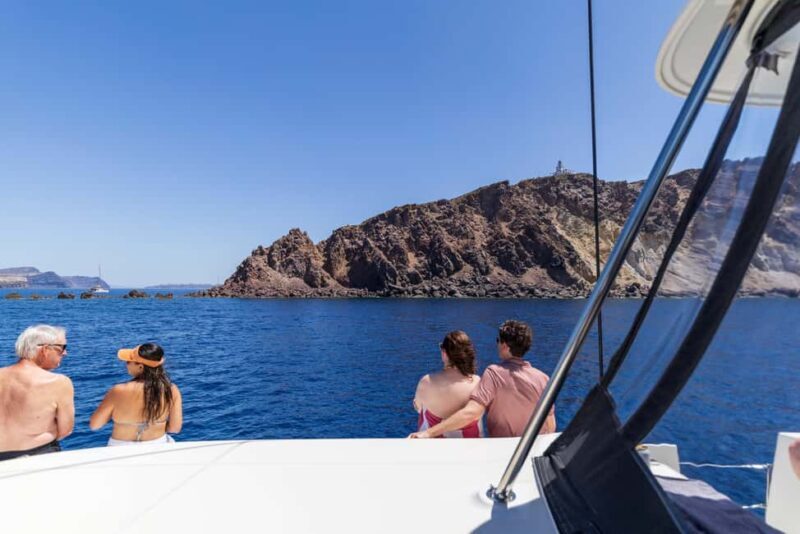 From Santorini: Full-Day Escape Cruise to Ios - The Lunch: Greek Flavors in the Middle of the Sea