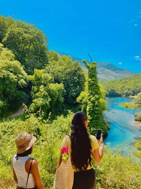 From Saranda & Ksamil: Explorer Blue Eye - Arriving at the Blue Eye: The Hike and Views