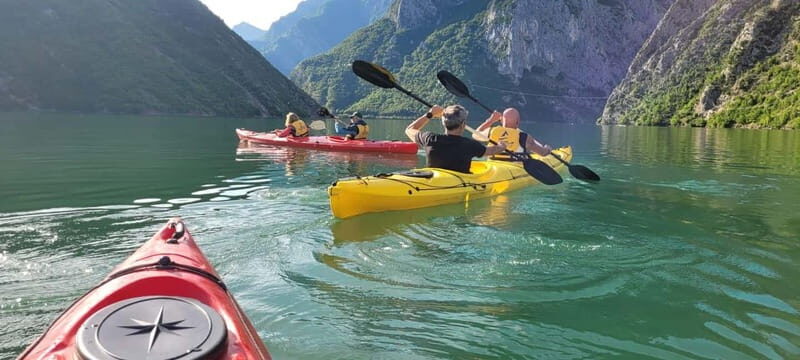 From Shkoder: Kayak Tour on Komani Lake with Lunch - The Experience in Detail
