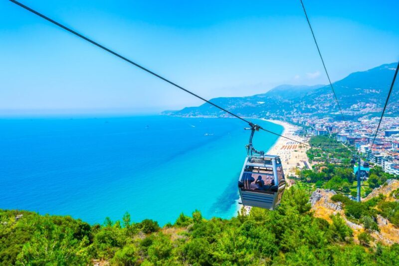 From Side: Alanya Tour with Lunch, Boat Trip, and Cable Car - First Stop: Kzlkule (Red Castle Viewpoint)