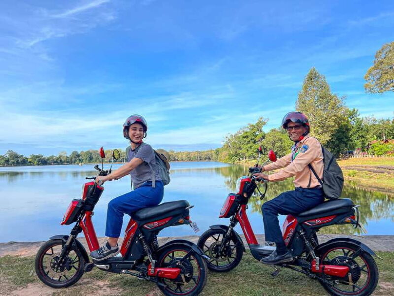 From Siem Reap: Angkor Wat Sunrise and Temples E-Bike Tour - Authentic Experiences from Reviews