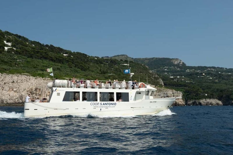 From Sorrento/Nerano: CAPRI ISLAND CRUISE WITH GUIDE ONBOARD - The Onboard and On-Land Experience