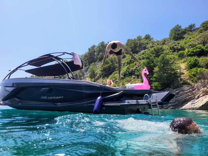From Split: Blue Cave, Hvar, Mamma Mia, 5 Islands boat Tour - Overview of the Experience