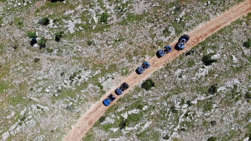 From Split: Dinara Nature Park Quad Adventure with Swimming - Key Points