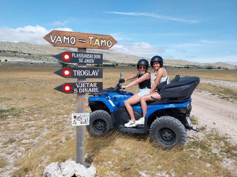 From Split: Dinara Nature Park Quad Adventure with Swimming - The ATV Experience: What It Feels Like