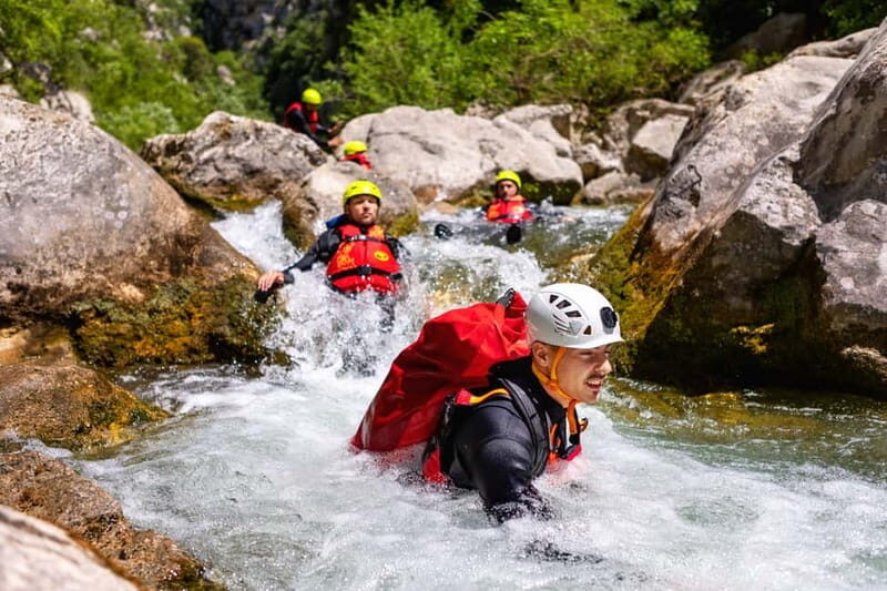 From Split/estanovac: Canyoning on Cetina River - Key Points