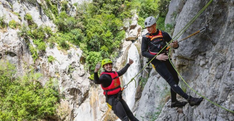 From Split/estanovac: Extreme Canyoning on Cetina River - The Water and Climbing Activities