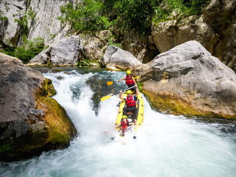 From Split/estanovac: Whitewater Rafting on Cetina River - Suitability and Limitations