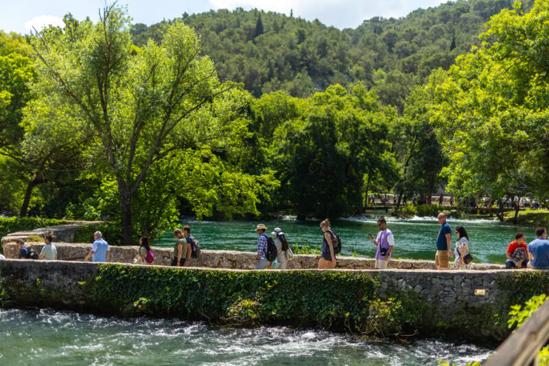 From Split: Krka Waterfalls day tour & wine tasting - The Seaside Winery and Lunch Option