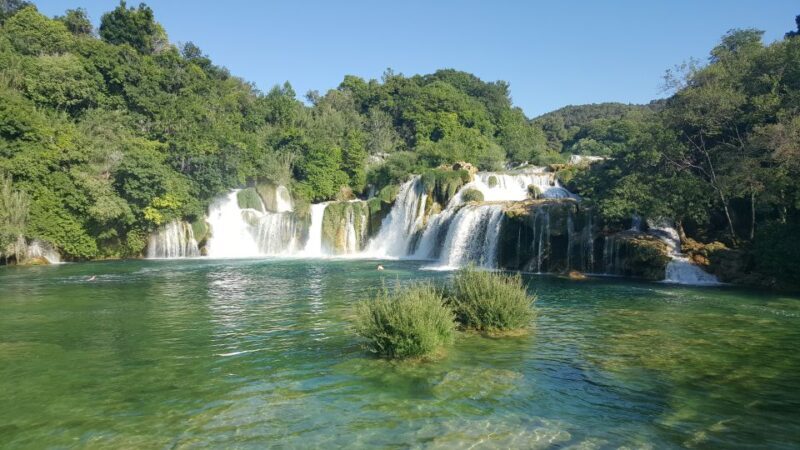 From Split & Trogir: Krka Waterfalls and Primoten - Pickup and Transportation: Starting Points Matter