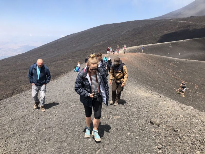 From Taormina: Etna Summit Area, Lunch & Alcantara Tour - Key Points