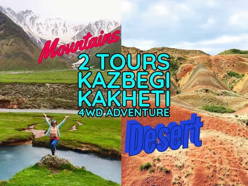 From Tbilisi: Kakheti and Kazbegi 2-Day 4X4 Jeep Tour pack - A Deep Dive into the Two-Day Itinerary