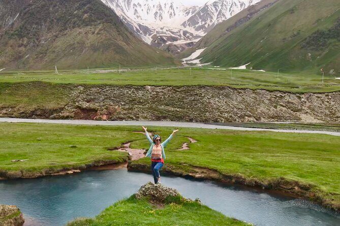 From Tbilisi: Kazbegi Ananuri Gudauri and Trusso Valley by 4x4 - An Authentic Georgian Mountain Experience