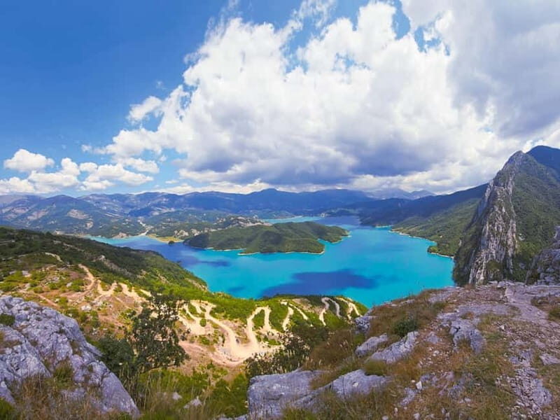 From Tirana: Bovilla Lake & Gamti Mountain Hiking Day Trip - First Scenic Stop: Bovilla Canyon