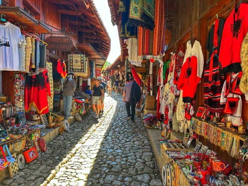 From Tirana: Kruja Castle, Old Bazaar & Sari Salltik Tour - Exploring the Highlights in Depth