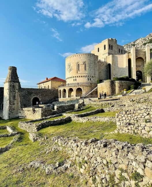 From Tirana/Shkoder: Kruja Castle, Old Bazaar, Sari Salltik - Arriving at Kruja Castle: A Gateway to the Past