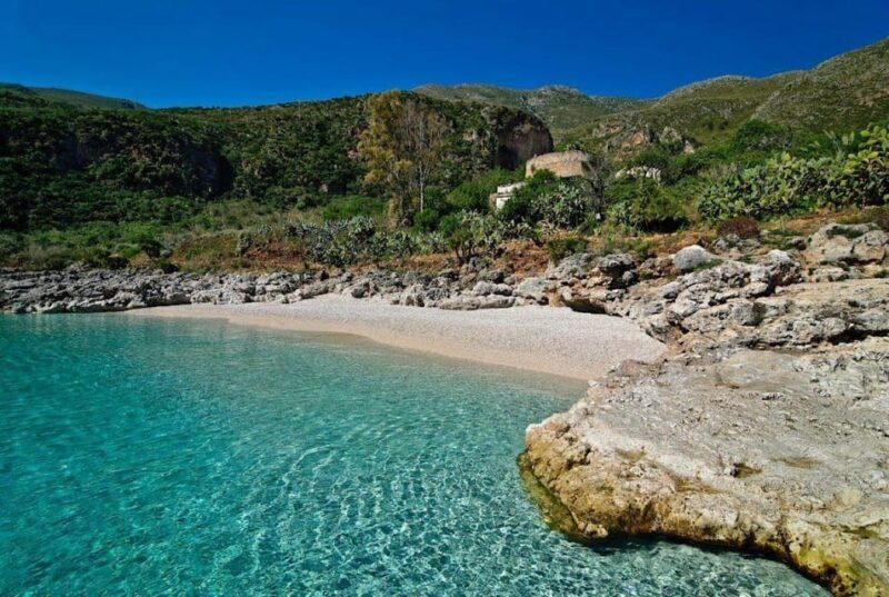 From Trapani: Tour San Vito lo Capo, Zingaro Nature Reserve and Scopello - Starting Point and Transport