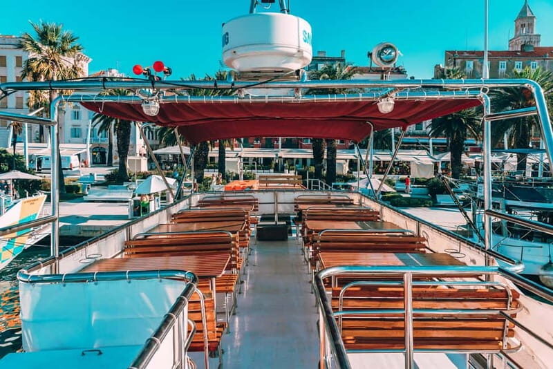 From Trogir: Blue Lagoon & olta Cruise with Lunch & Drinks - The Mediterranean Lunch Experience