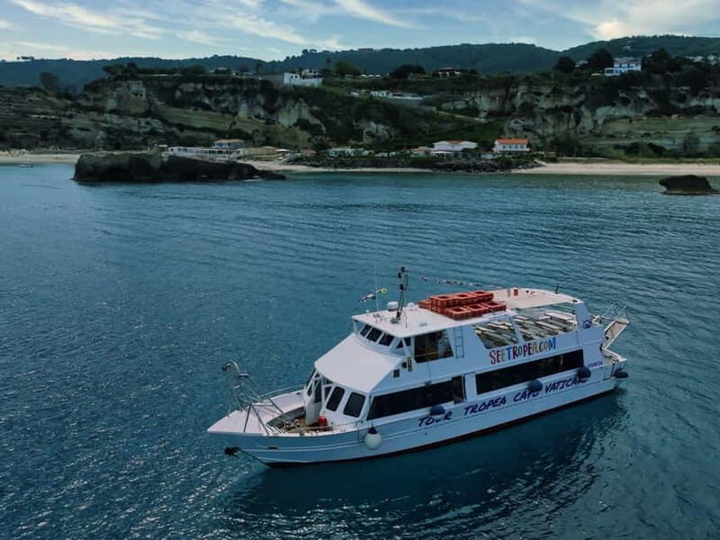 From Tropea: Capo Vaticano boat tour with snorkel & aperitif - Key Points