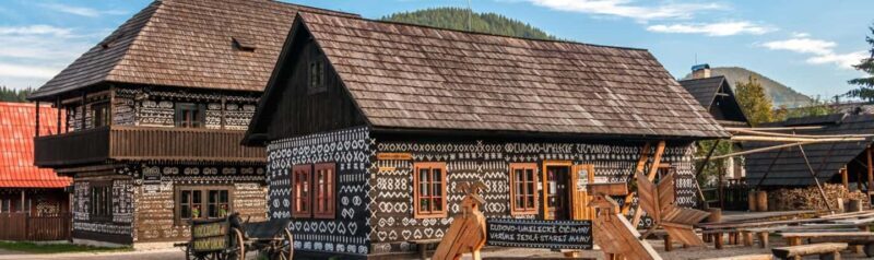 From Vienna/Bratislava: Castles, imany & UFO Observation - The Village of imany: Wooden Houses and Cultural Traditions
