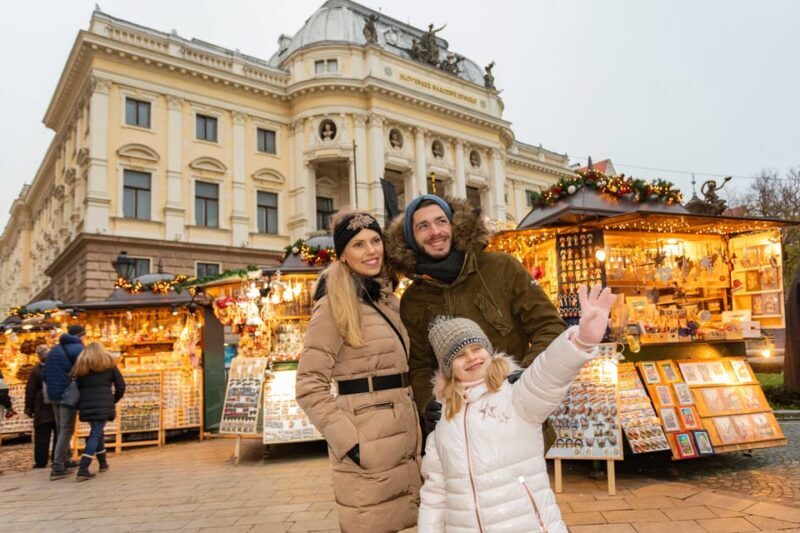 From Vienna: Bratislava Christmas Market Half Day Trip - Festive Thrills at the Christmas Market