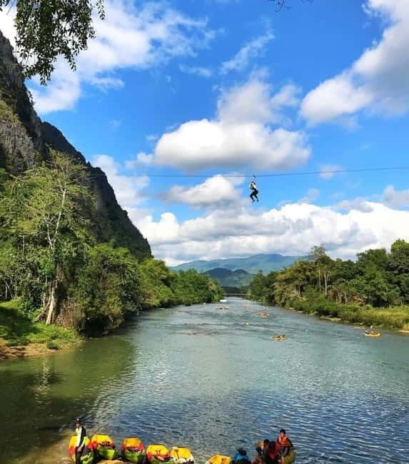 From Vientiane: Vang Vieng Tour with Cave Kayak & Zipline - What to Expect on This Tour