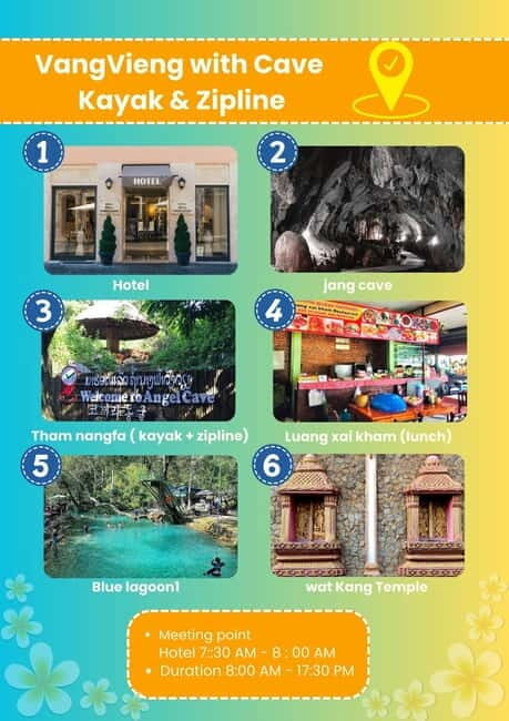 From Vientiane: Vang Vieng Tour with Cave Kayak & Zipline - FAQ