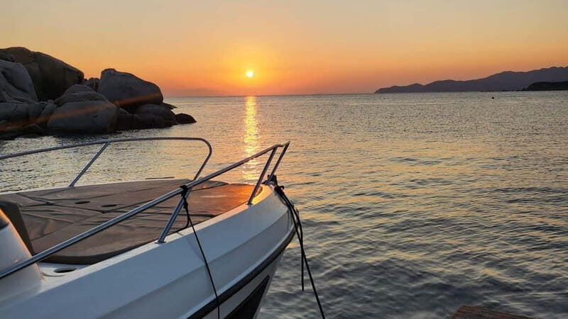 From Villasimius: private sunset boat tour - Key Points