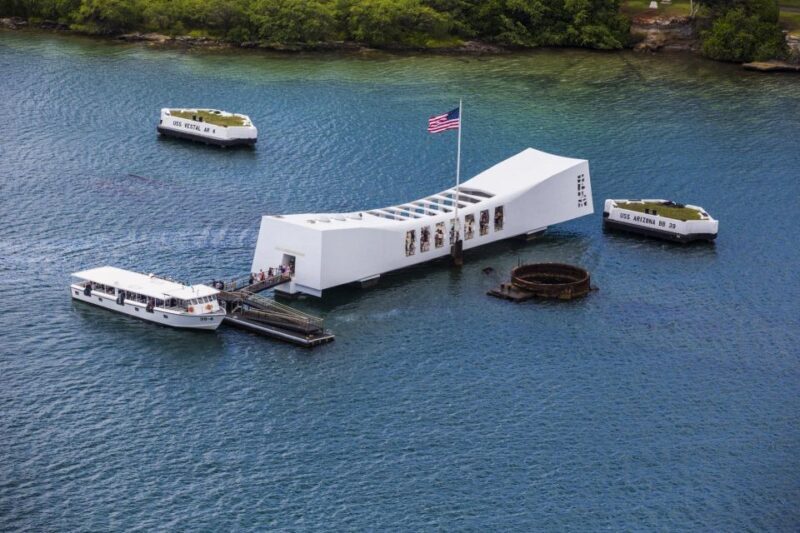 From Waikiki: Pearl Harbor USS Arizona Memorial Program - The Scenic Drive and City Highlights
