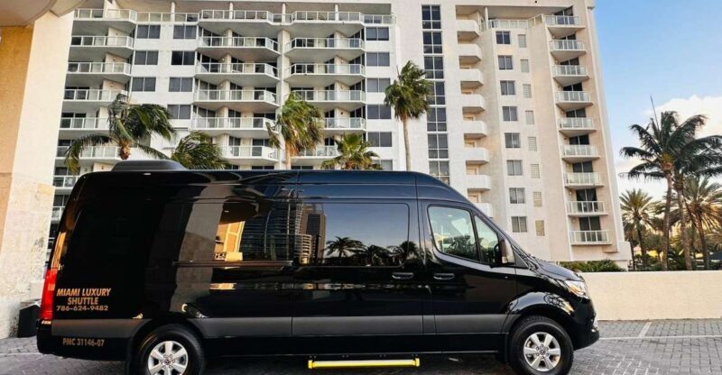 Ft. Lauderdale Airport Shuttle to Miami Port/Hotel Van14pax - Vehicle Comfort and Capacity