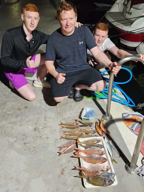 Fuengirola: Fishing Trip with Drinks and Gear - The Fish and the Catch