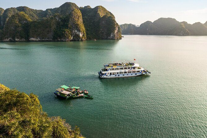 Full-day Activity Ha Long Bay of Vietnam from Ninh Binh - Sunset Cruise and Special Party on the Boat