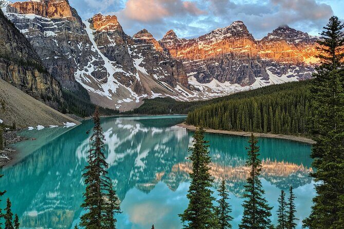 Full Day Banff Lakes and Gondola Tour from Calgary - First Stop: Lake Minnewanka – The Largest Lake in Banff