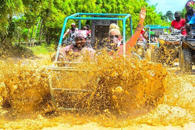 Full-day Buggy & Party Boat tour: snorkel, open bar, cave pool - What Past Guests Say