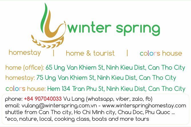 FULL Day - CAI RANG FLOATING MARKET, COOKING CLASS AND EXPLORE THE COUNTRYSIDE - Practical Details and What to Expect