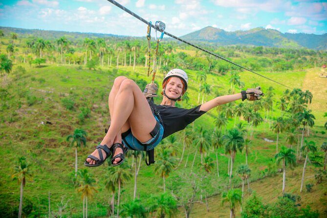 Full-Day Combo Buggy, Zip Line And Horses From Punta Cana - Zip Line Adventure: Flying Through the Air