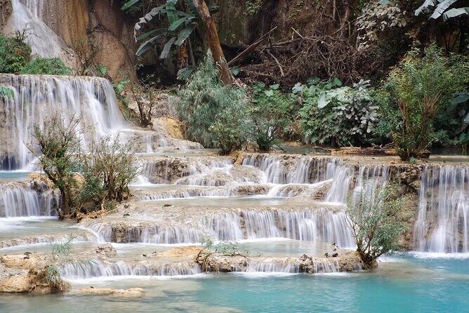 Full Day Group Adventure to Pak Ou Caves and Kuang Si Waterfall - Key Points