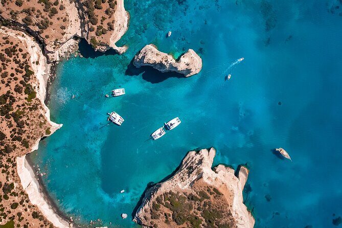 Full Day Sailboat Private Kleftiko & Blue Lagoon with Lunch - The Blue Lagoon: Poliegos & Galazia Nera Bay