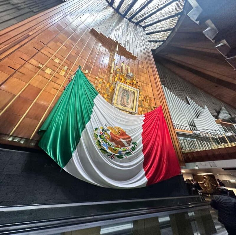 Full tour of the Basilica of Guadalupe from your hotel in Mexico City - Key Points