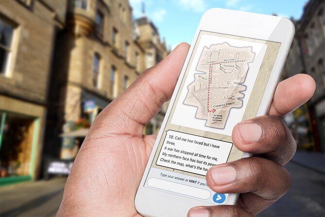 Fun, Flexible Treasure Hunt Around Edinburgh with Cryptic Clues & Hidden Gems - An Authentic and Enjoyable Way to Discover Edinburgh