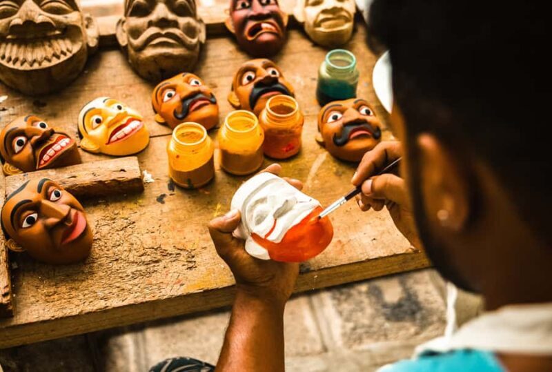 Galle/Kandy: Traditional Mask Painting Workshop - An Authentic Cultural Encounter in a Quiet Village
