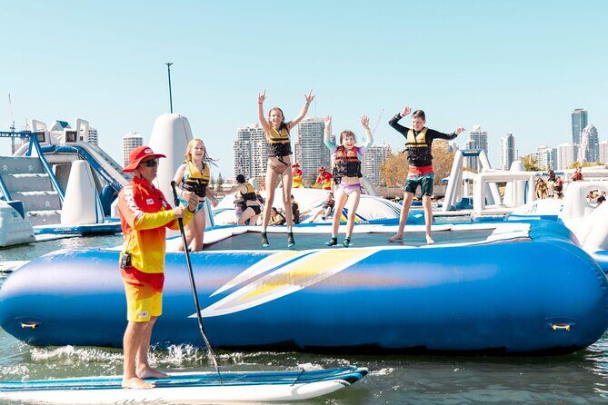 GC Aqua Park 100 Minute Inflatable Water Park Activity, Southport - Introducing the GC Aqua Park 100 Minute Inflatable Water Park Activity, Southport