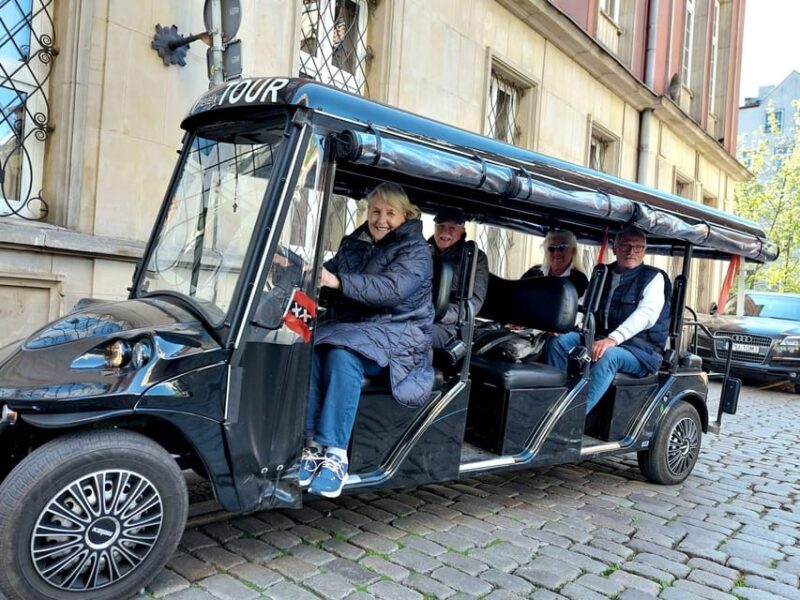 Gdansk: City Sightseeing Tour by Golf Cart LIVE GUIDE 60 min - Key Points