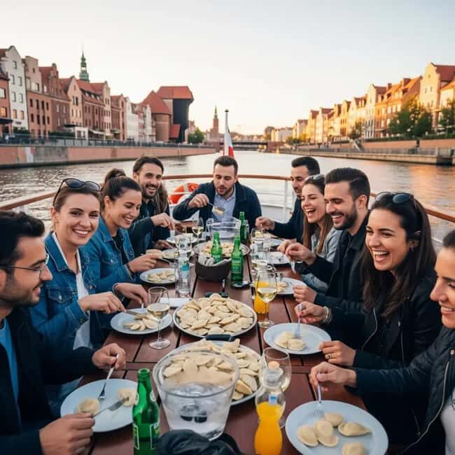 Gdask: Motawa River Cruise with Pierogi Tasting - The View from the Water