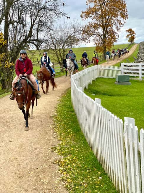 Gettysburg: 2 Hour Scenic Horseback Ride - What To Expect