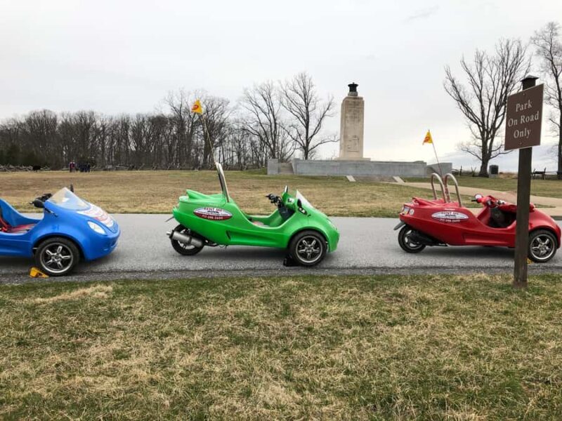 Gettysburg Battlefield: Guided Scoot Coupe Tour - Key Points