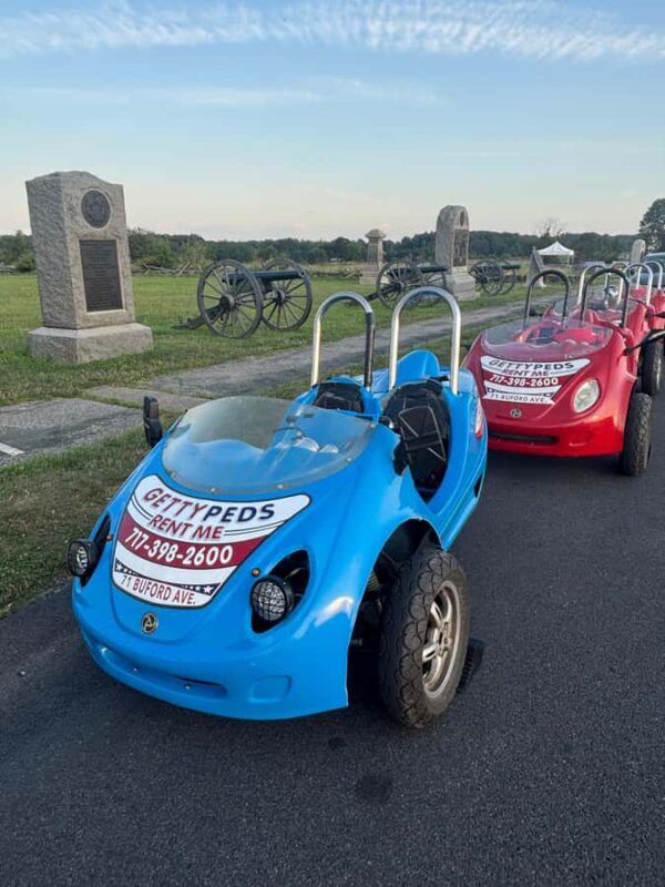 Gettysburg: Scoot Coupe Scenic Ride - Key Points