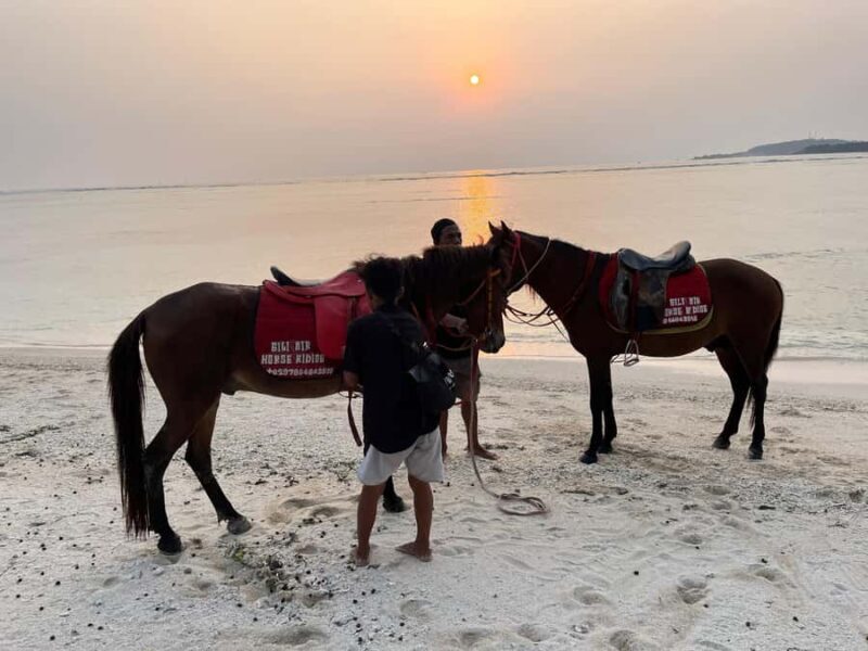 Gili Air: Private Sunrise or Sunset Horse Riding Tour - Practical Details and Booking