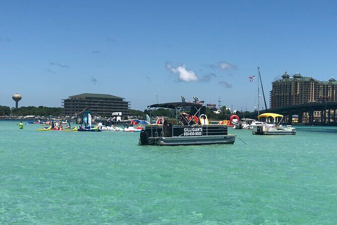 Gilligans 12 Passenger Pontoon Rental Departing Destin Harbor - Key Points